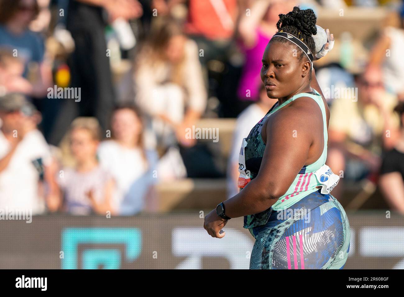 HENGELO, NETHERLANDS - JUNE 4: Danniel Thomas-Dodd of Jamaica during ...