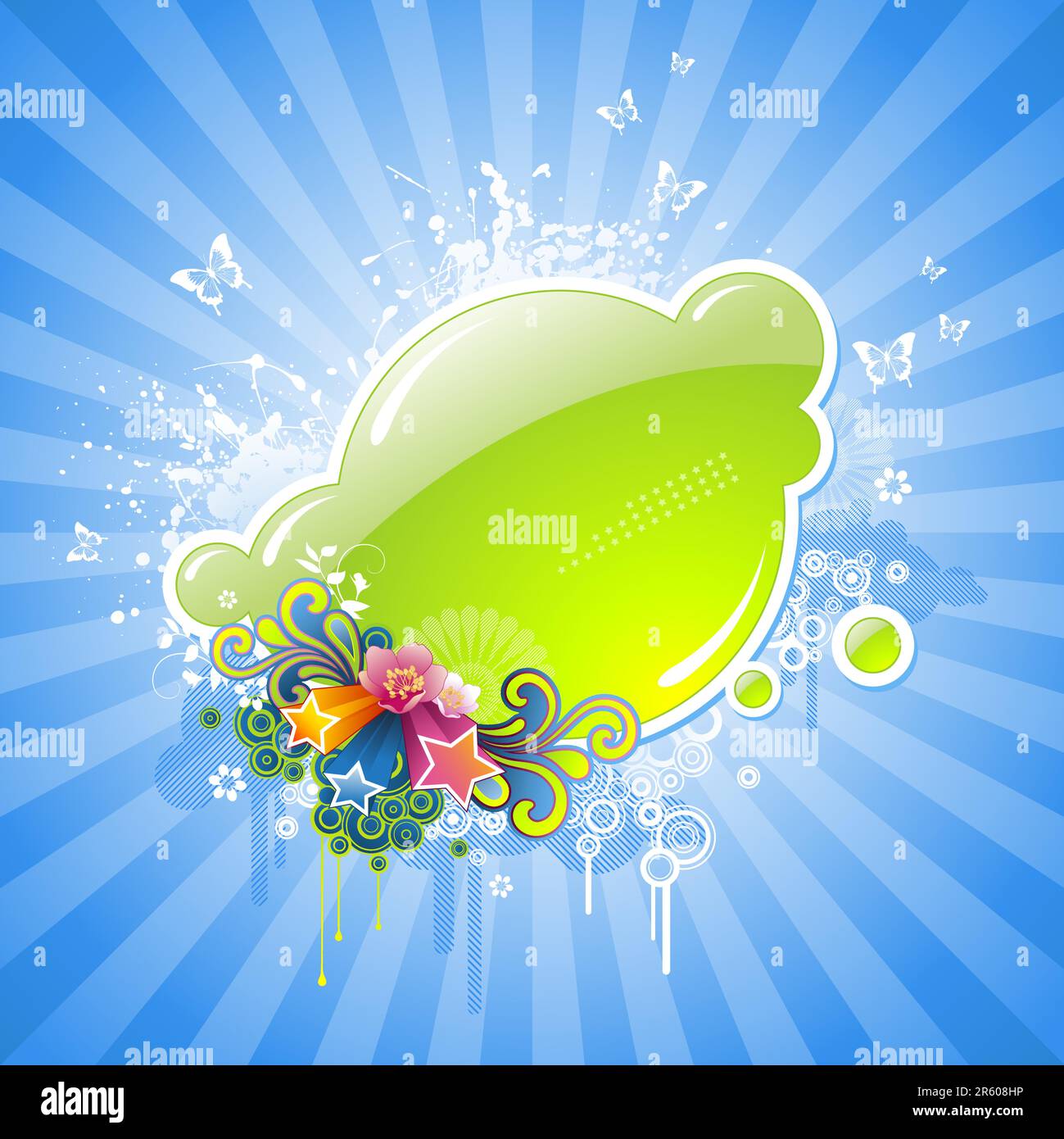 Floral label hi-res stock photography and images - Alamy