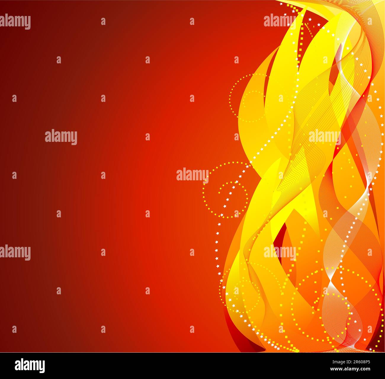 Abstract fire background - vector Stock Vector Image & Art - Alamy