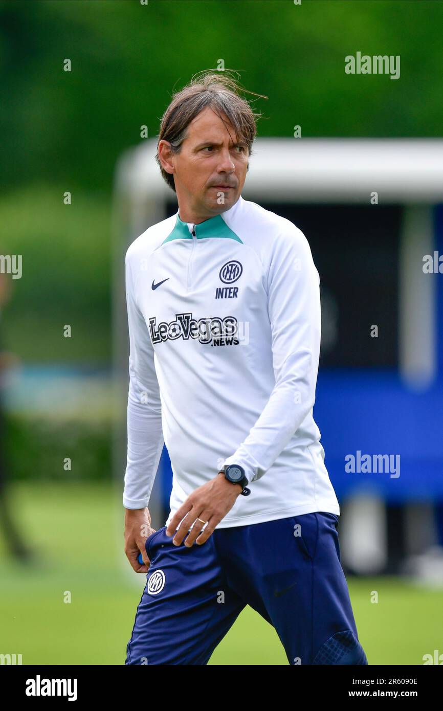 Milano, Italy. 05th June, 2023. Head coach Simone Inzaghi of Inter seen ...