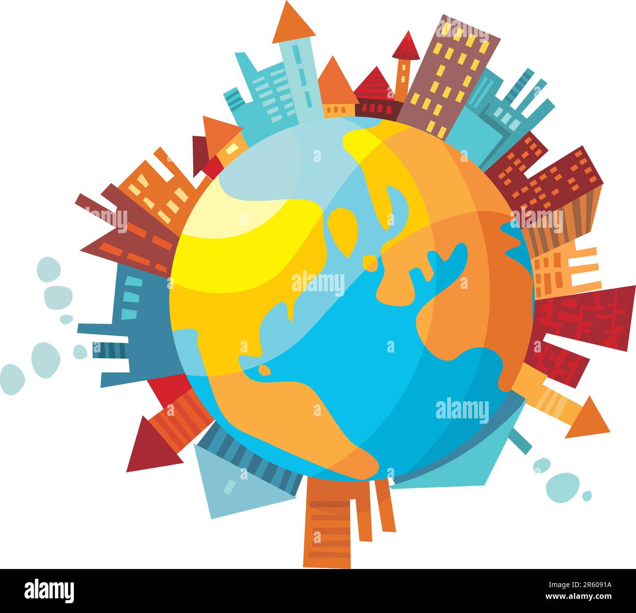 illustration of a earth Stock Vector Image & Art - Alamy