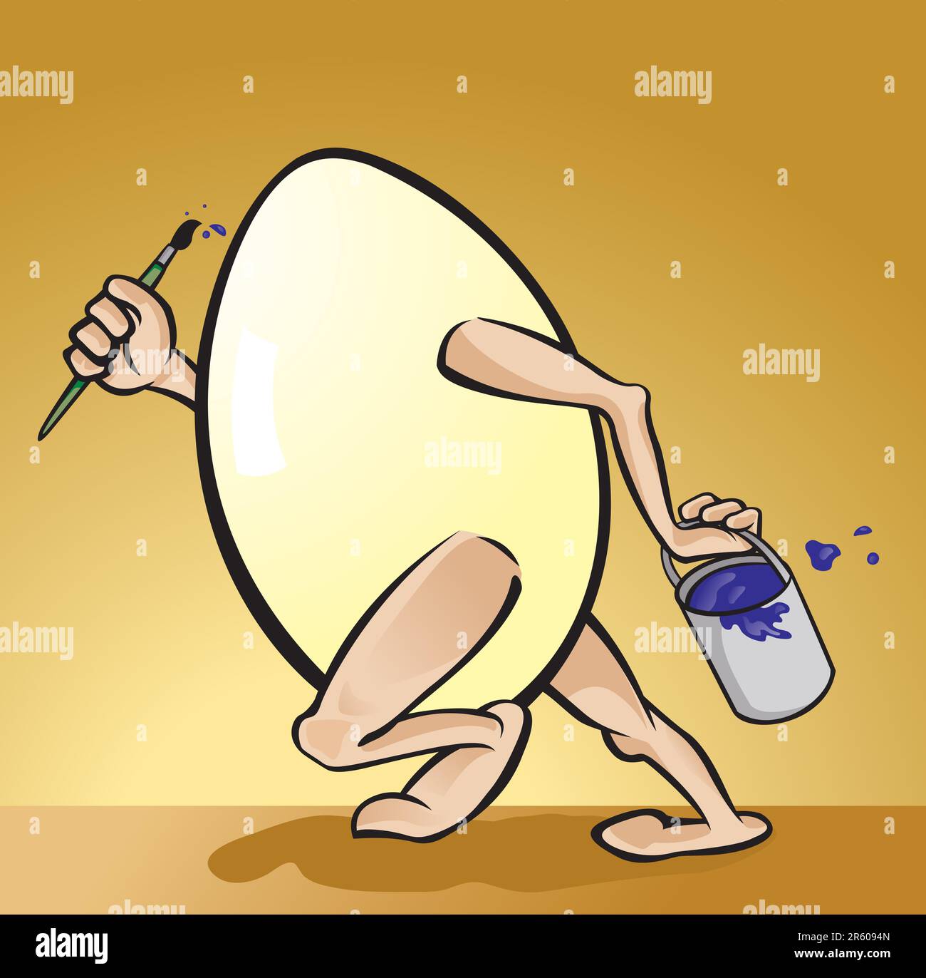 Paint running Stock Vector Images - Alamy