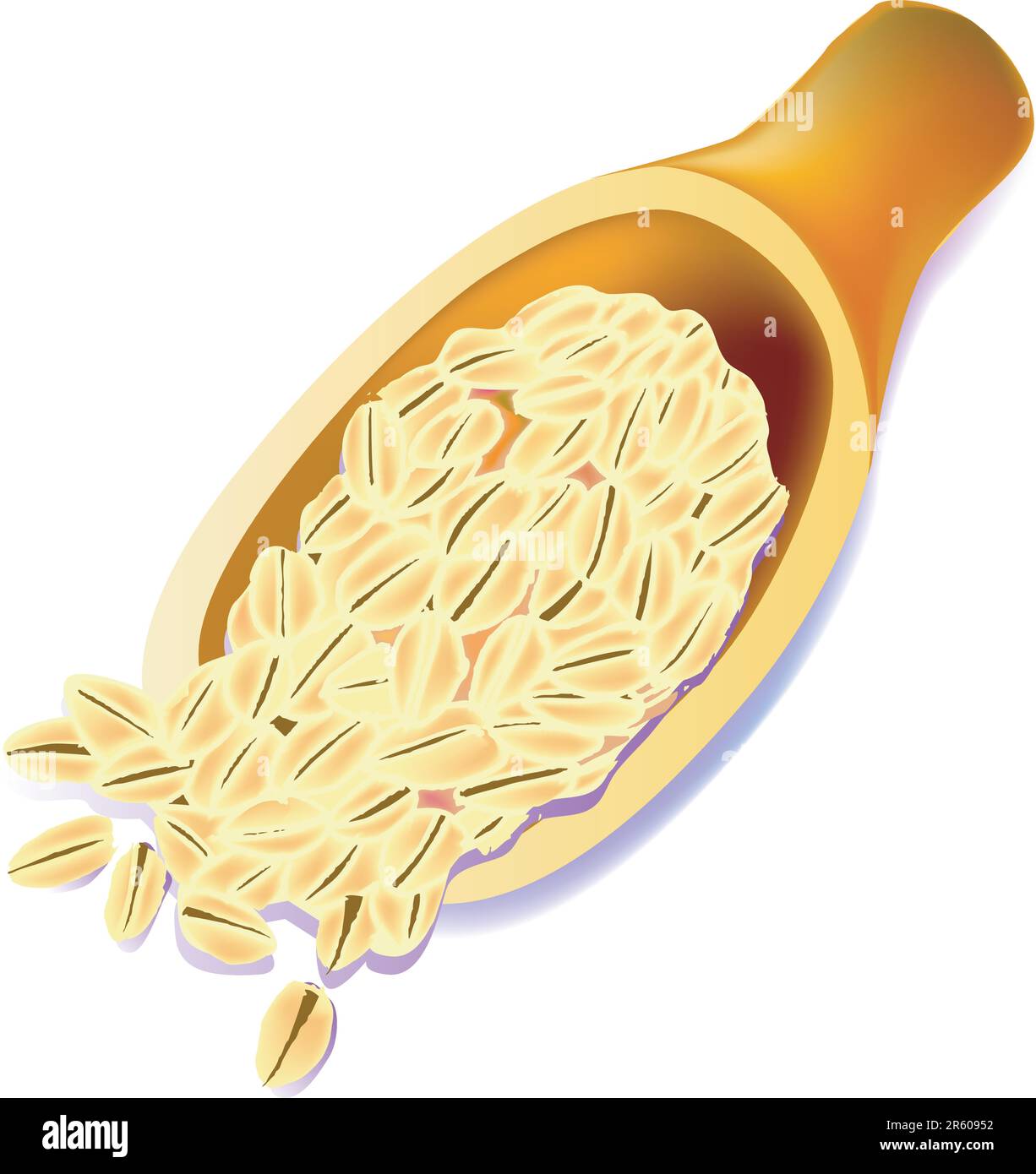 a vector illustration for a cup of oats, sketch, drawing Stock Vector ...