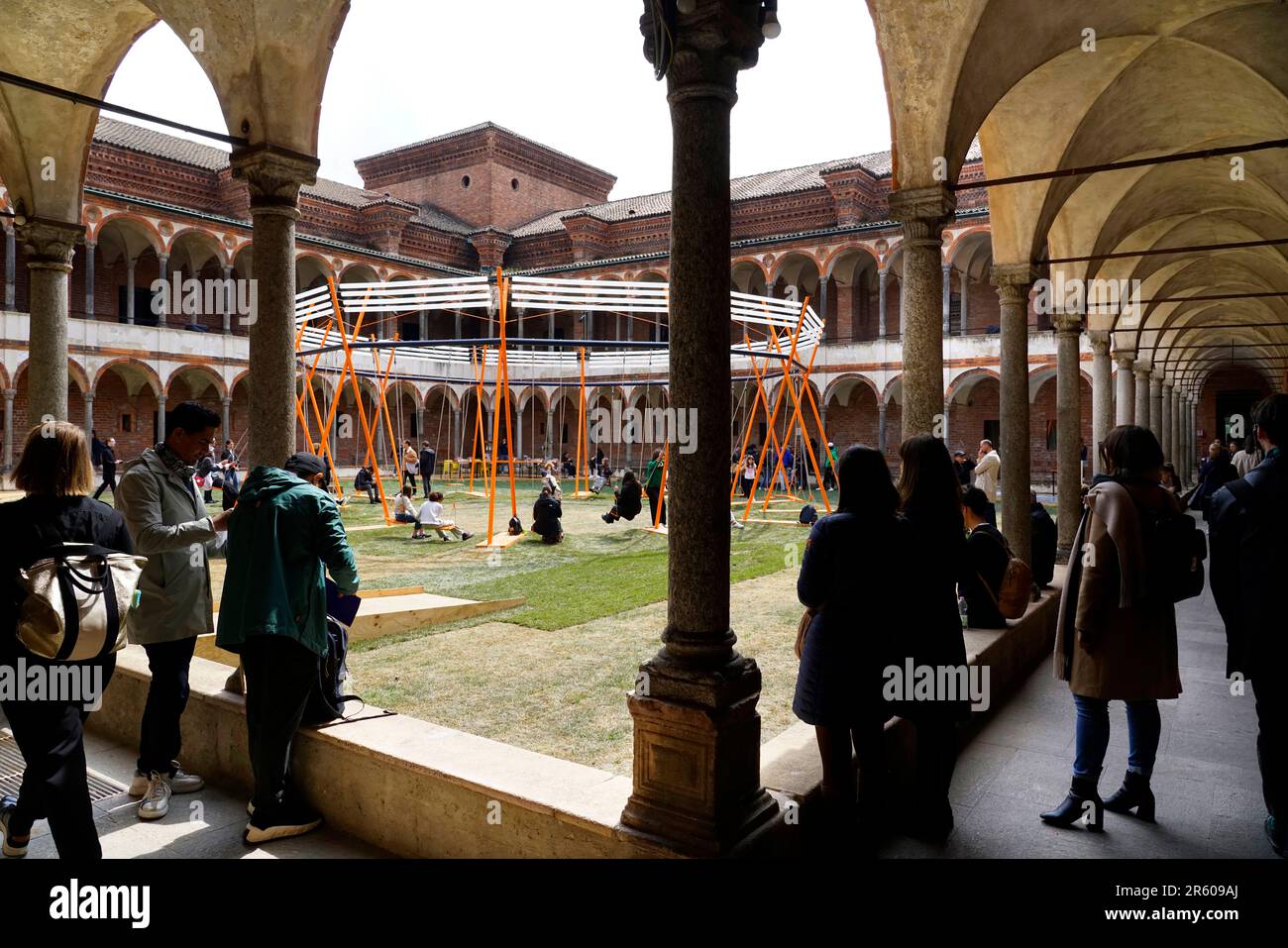 Milan Design Week, University of Milan, Statale, via Festa del Perdono 7 street, Milan, Lombardy ...