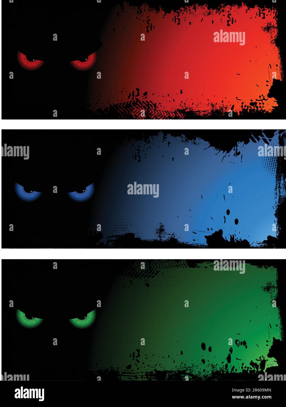 Evil eye grunge style backgrounds Stock Vector Image & Art - Alamy