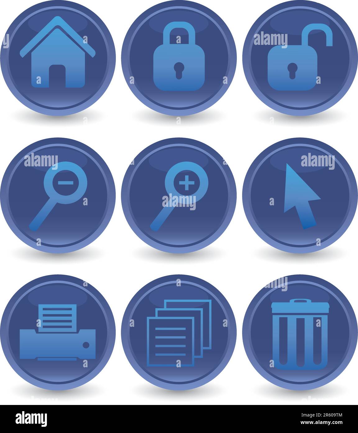 Blue home house data hi-res stock photography and images - Alamy