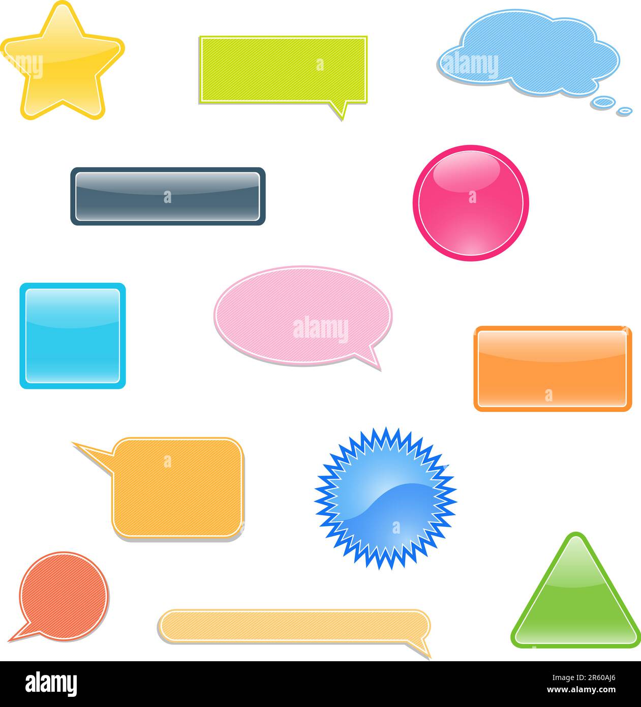 Set of labels, bubbles for you text. Vector Stock Vector Image & Art ...
