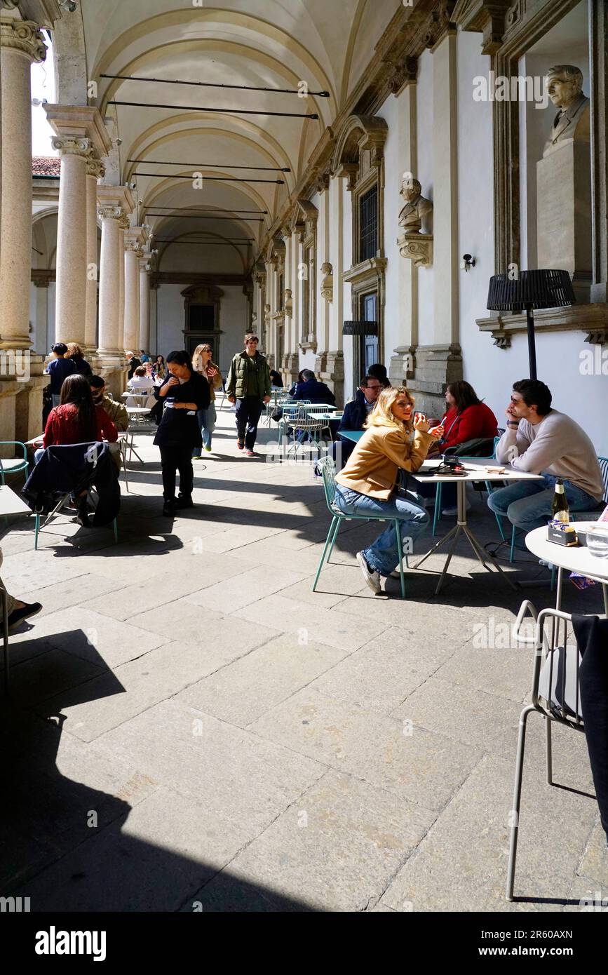 Brera Academy of Fine Arts, Brera district, Milan, Lombardy, Europe ...