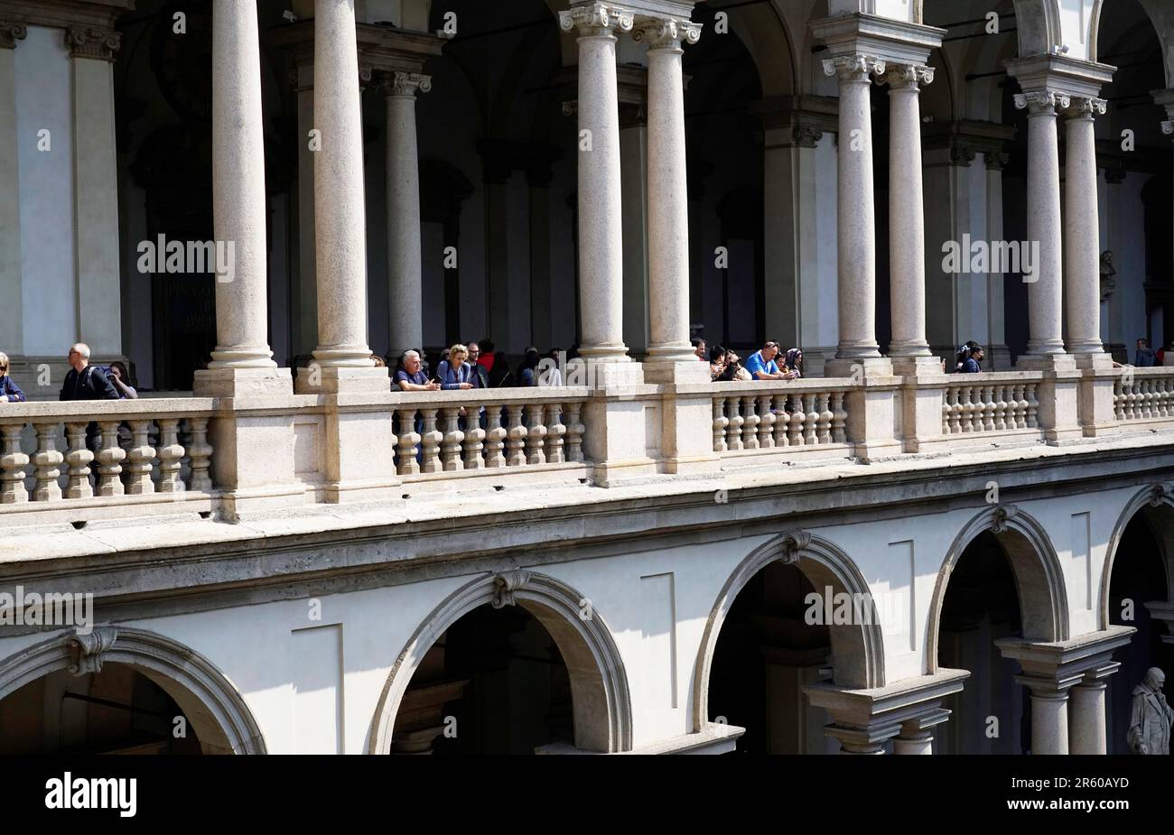 Brera Academy of Fine Arts, Brera district, Milan, Lombardy, Europe ...