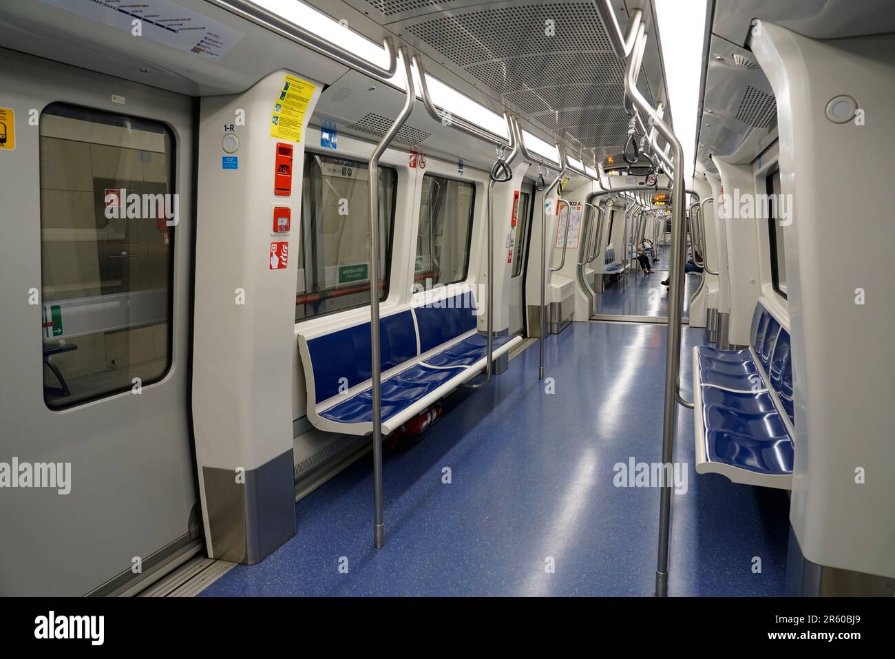 New section of Metro 4 towards Linate Airport, Milan, Lombardy, Italy ...