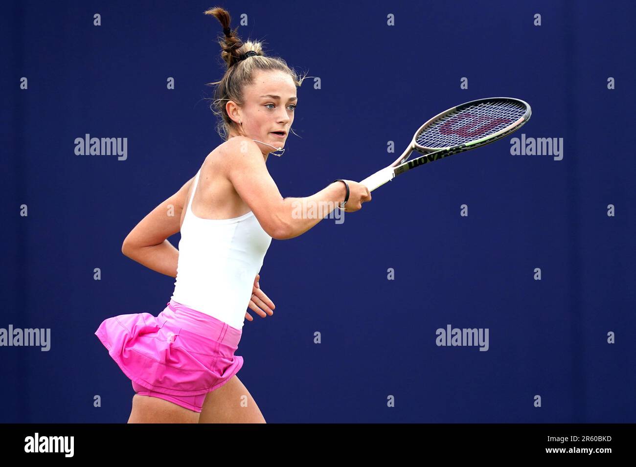 Great Britain's Isabelle Lacy in action during the Women's Singles 1st ...