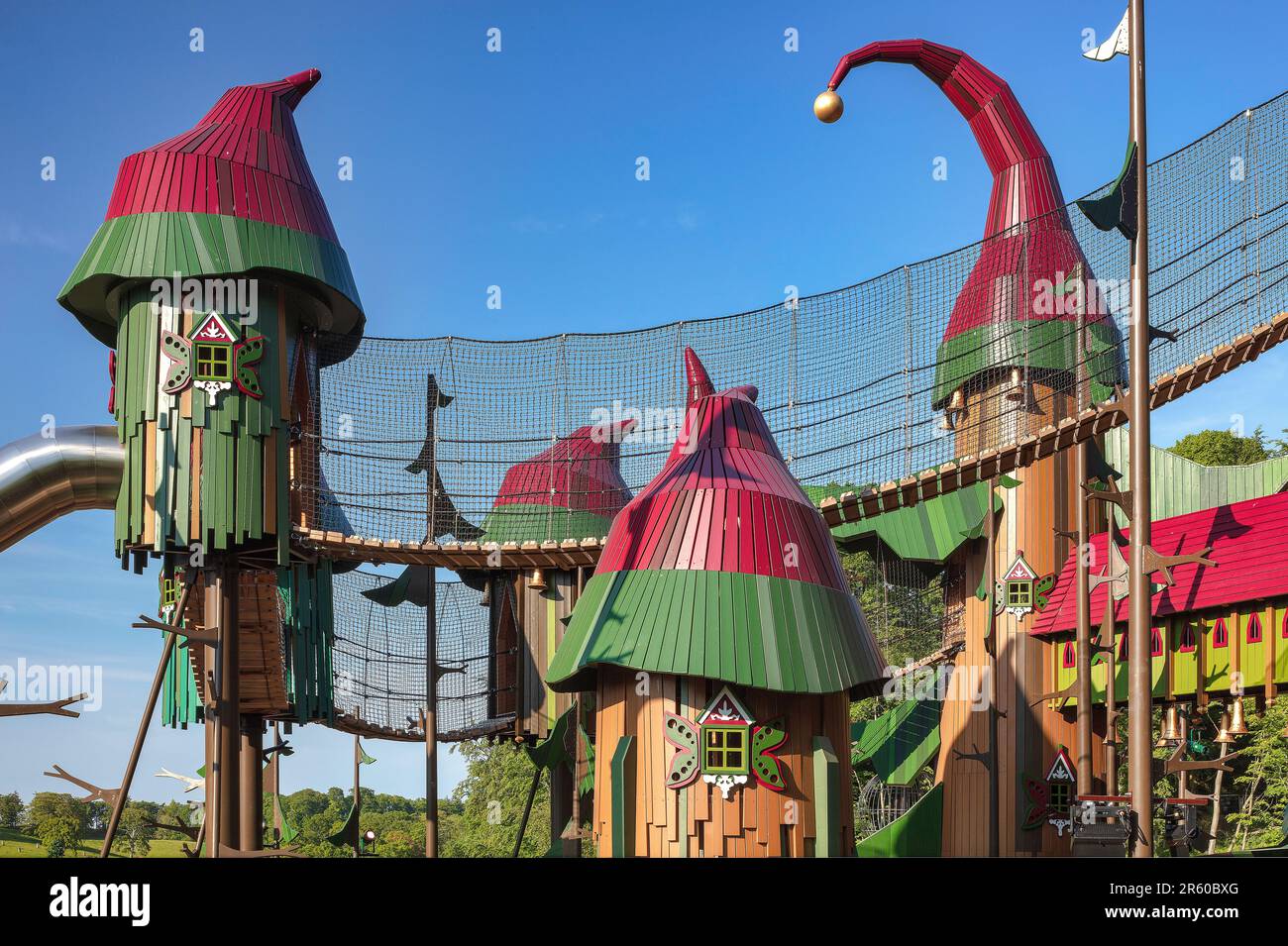Daytime views of Lillidorei play village at the Alnwick Garden in ...