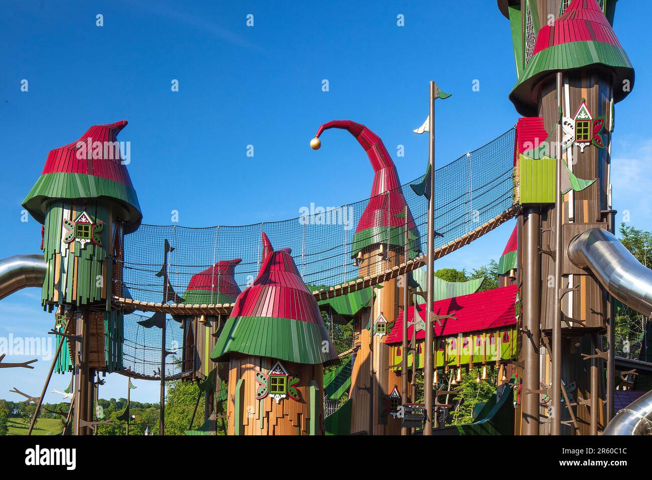 Daytime views of Lillidorei play village at the Alnwick Garden in ...