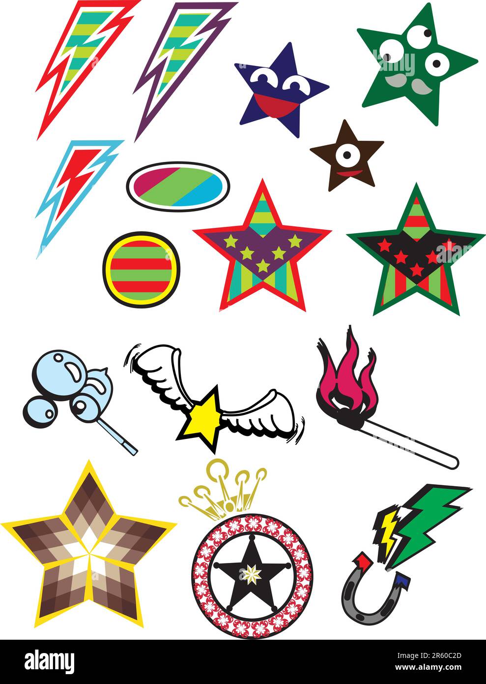 Fire star symbol Stock Vector Images - Alamy