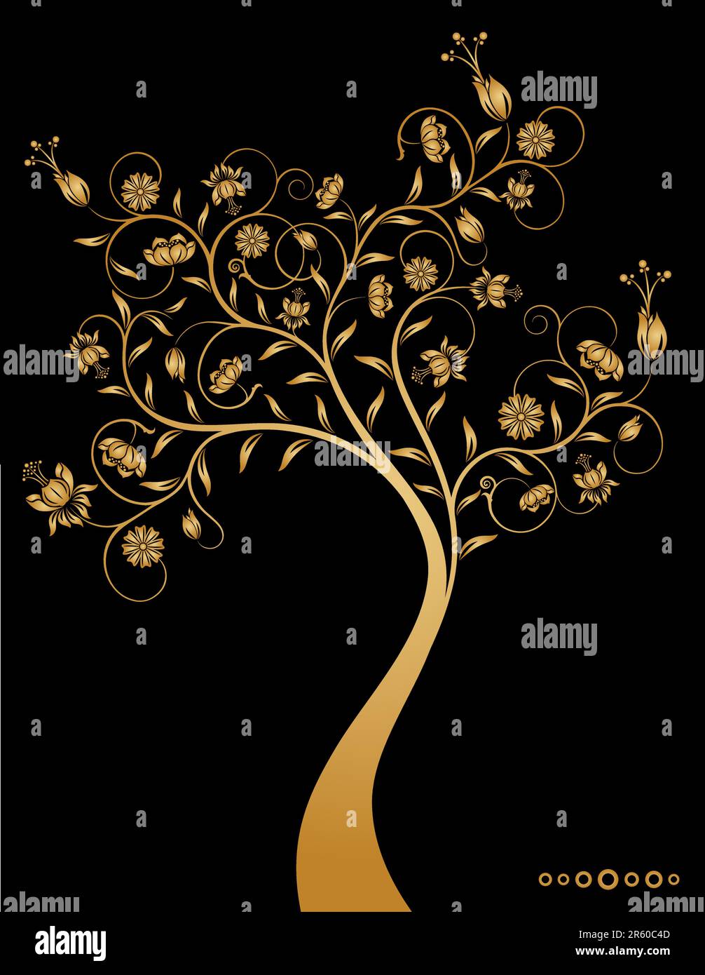 Vector fantastic decorative tree Stock Vector Image & Art - Alamy