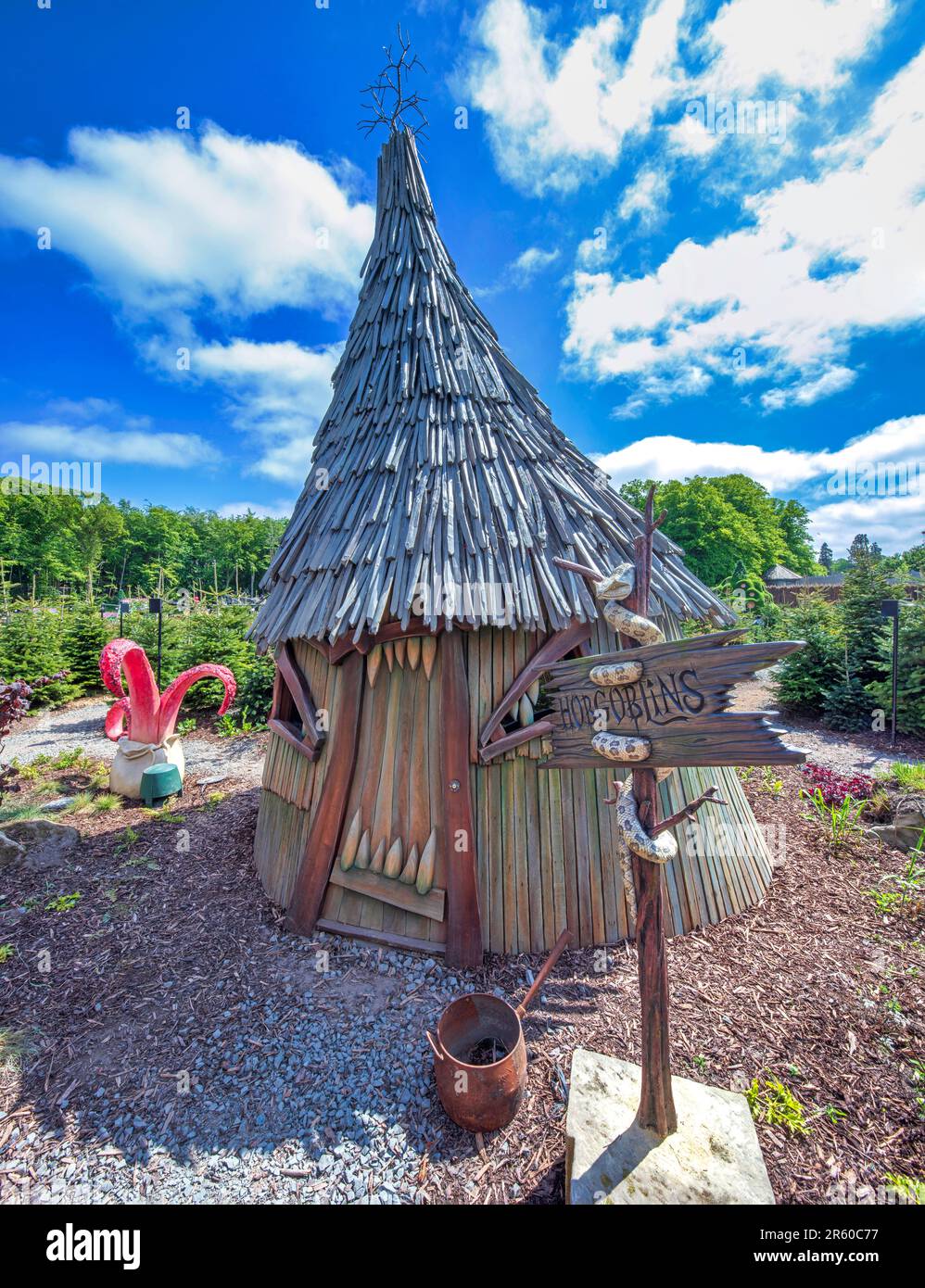 Daytime views of Lillidorei play village at the Alnwick Garden in ...