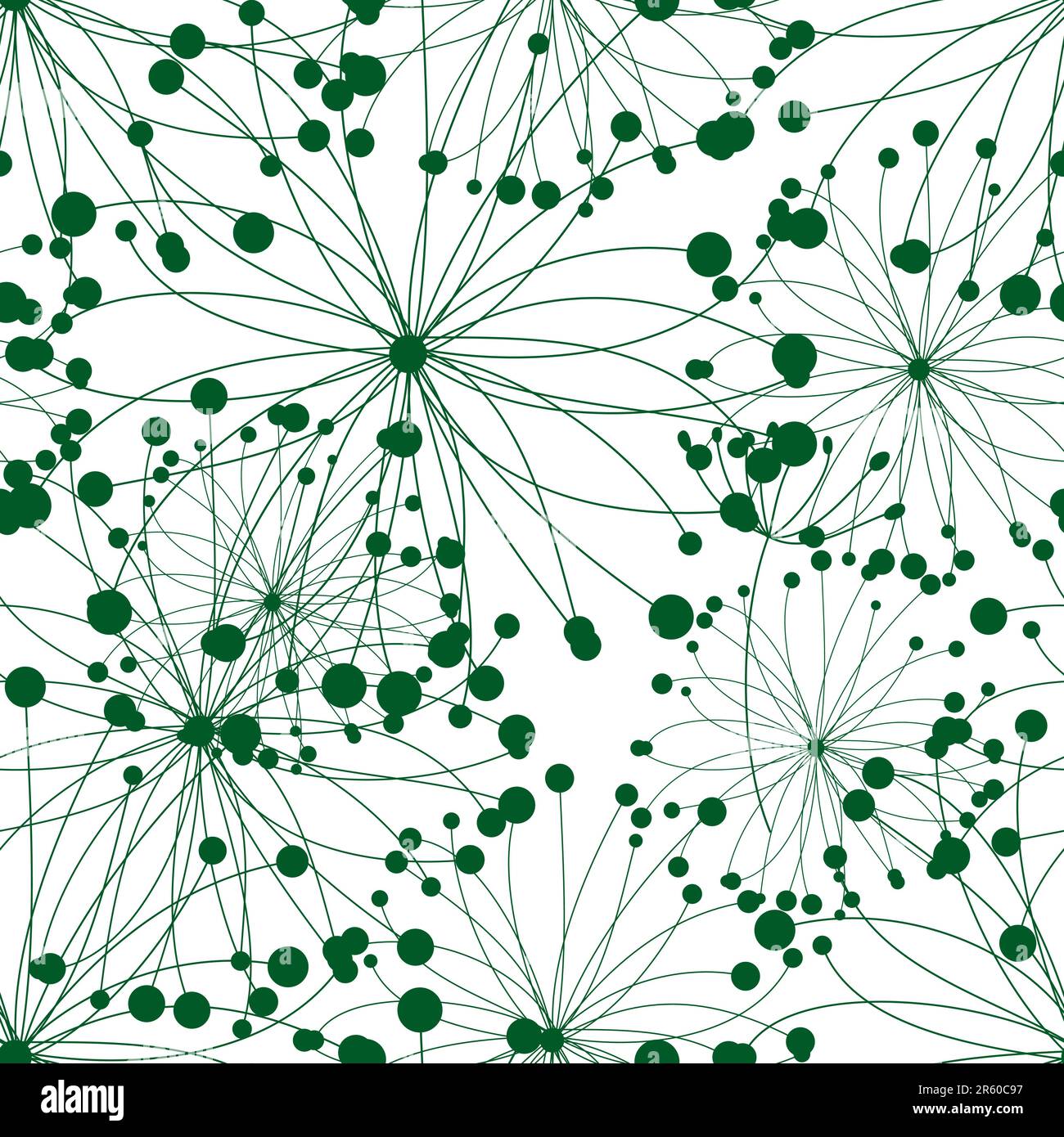 Seamless vector floral background. For easy making seamless pattern ...