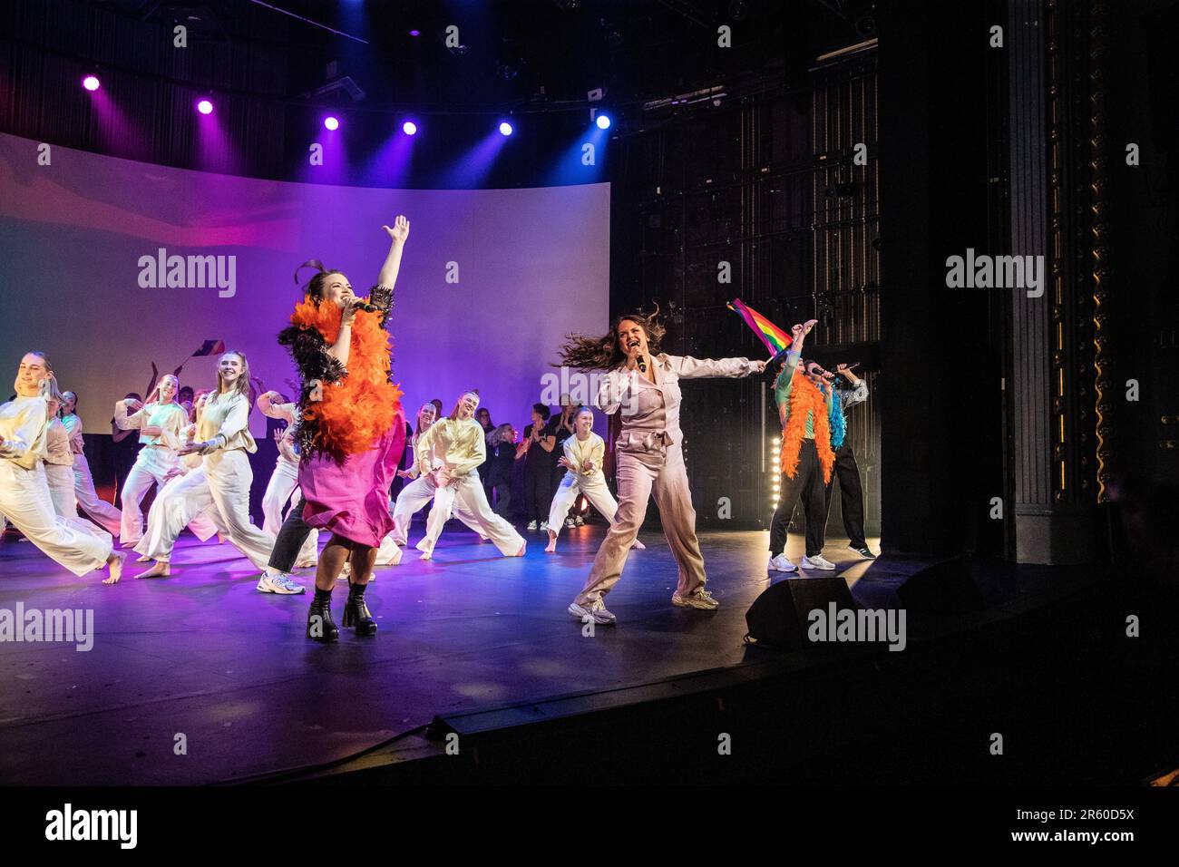 Bergen 20230602.Pride opening performance at The National Scene (DNS ...