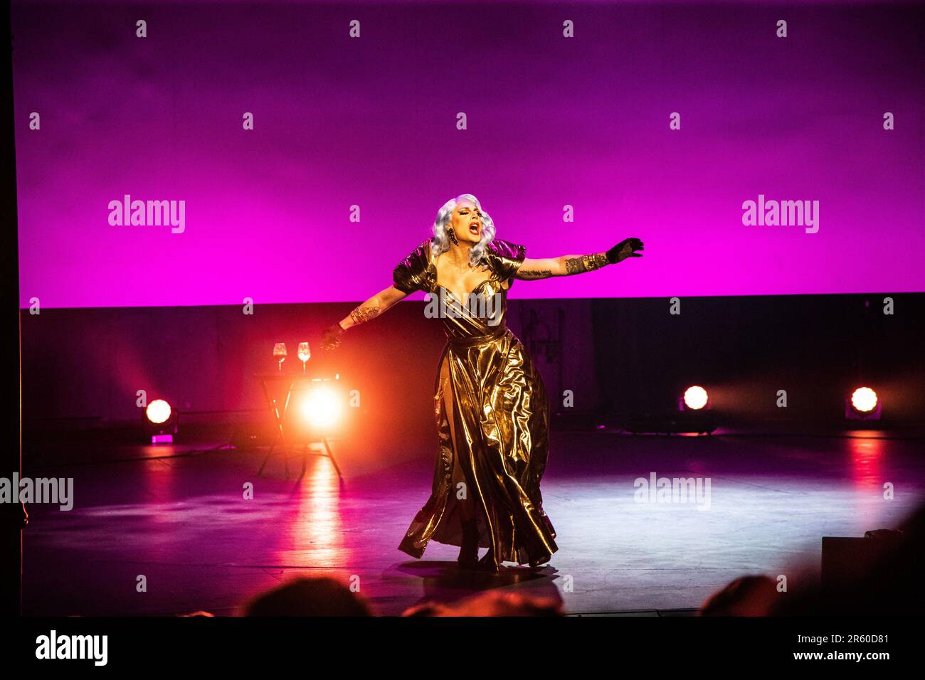 Bergen 20230602.Pride opening performance at The National Scene (DNS ...