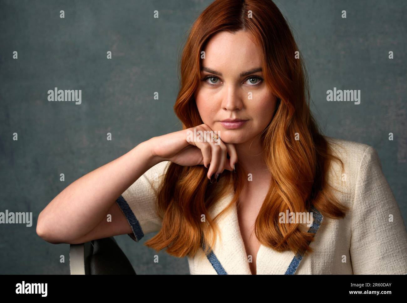 Liana Liberato, a cast member in the Peacock series "Based on a True ...
