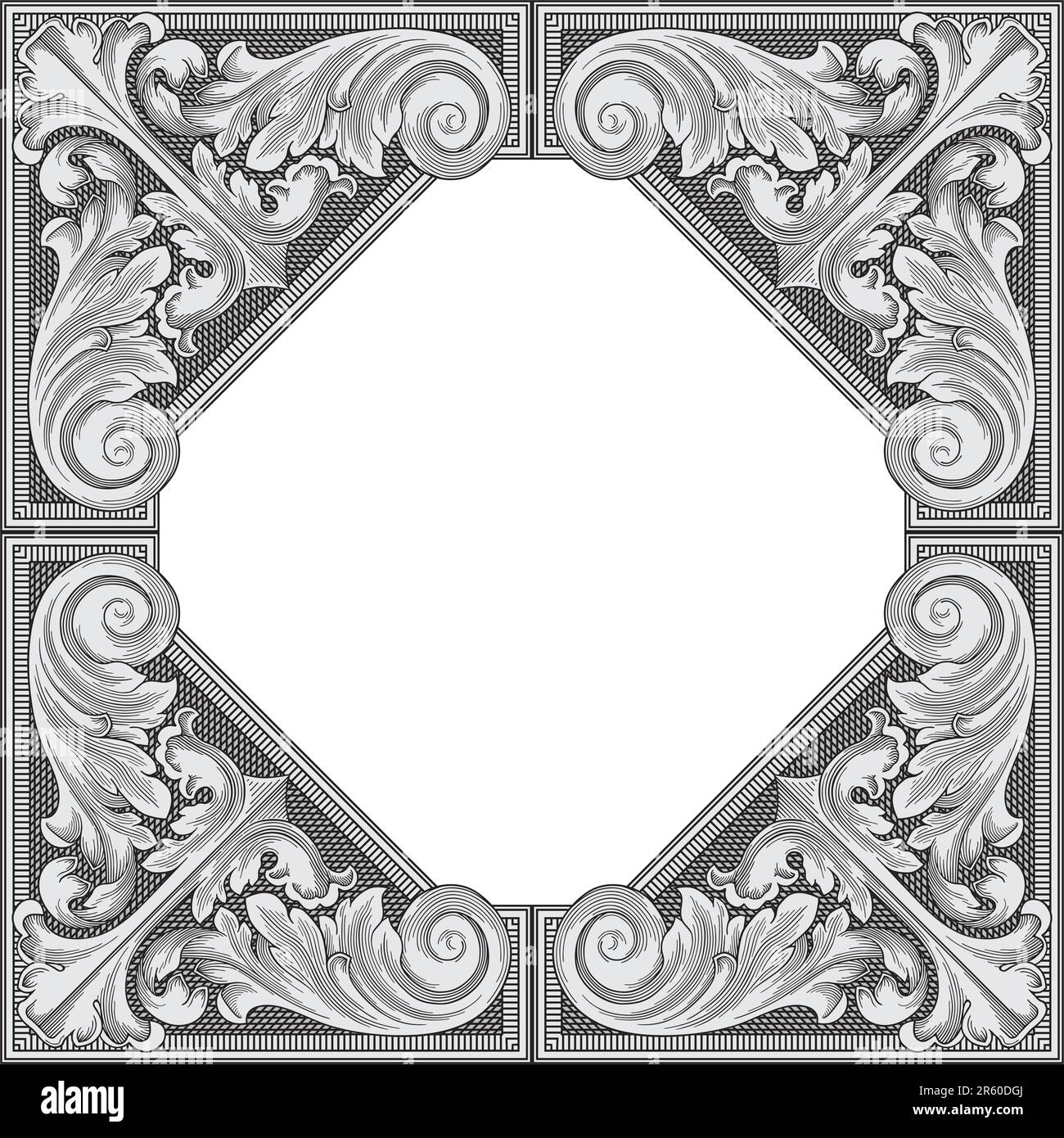 Retro frame vector Stock Vector Image & Art - Alamy