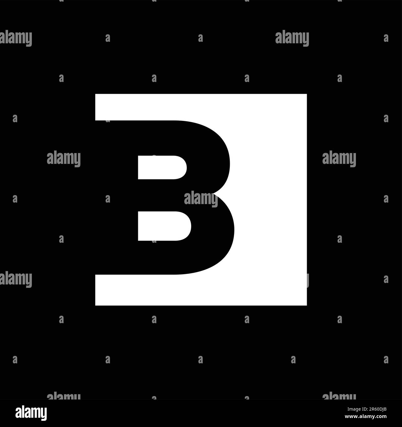 This black and white stock photo depicts a simple, minimalistic b ...