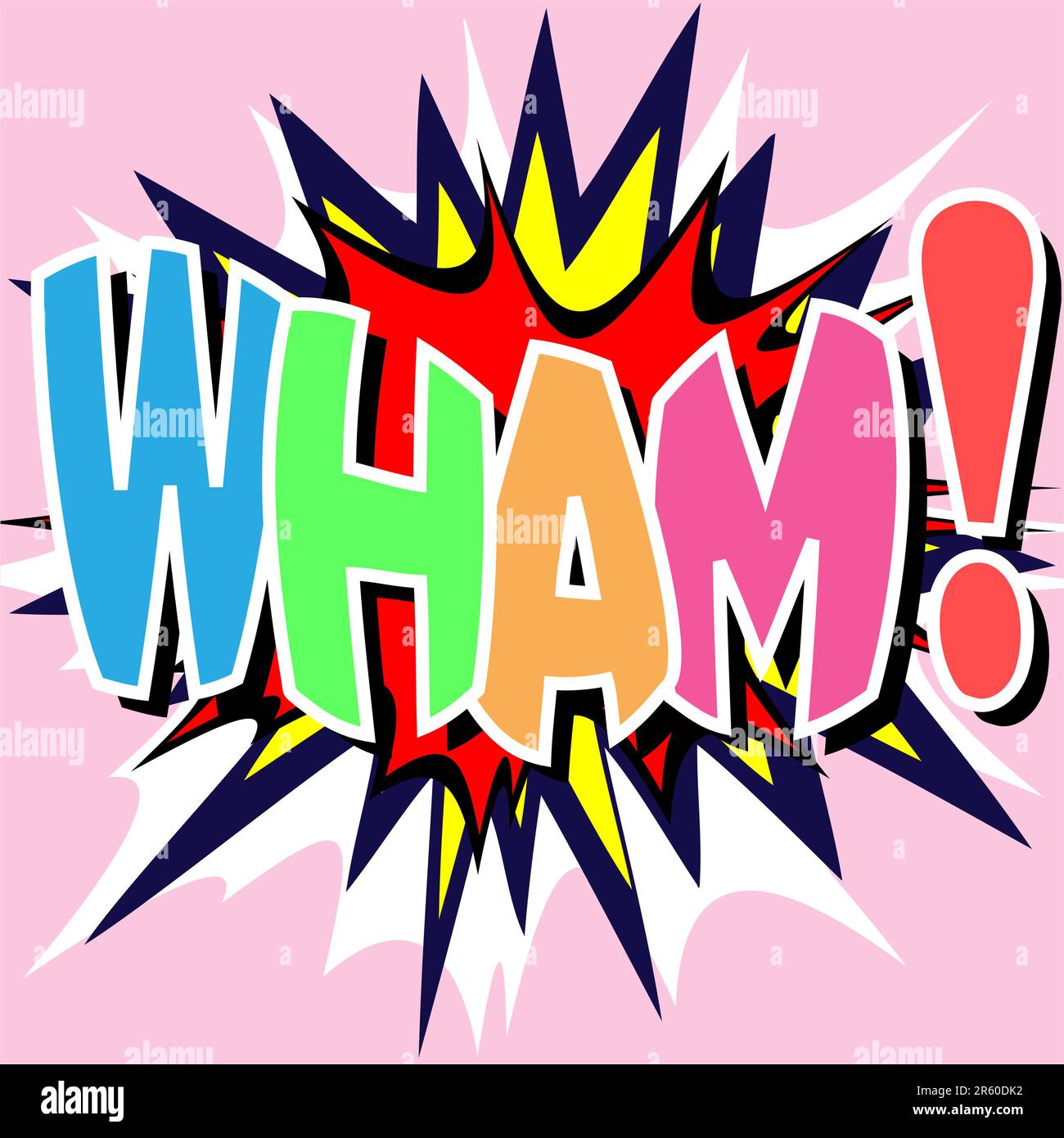 A Wham Comic Book Illustration Stock Vector Image & Art - Alamy