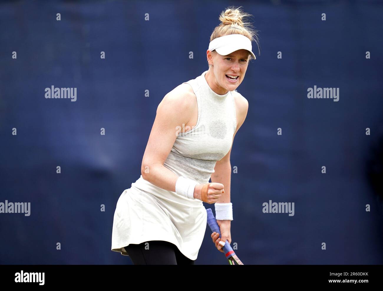 USA's Alison Riske celebrates a point during the Women's Singles 1st ...