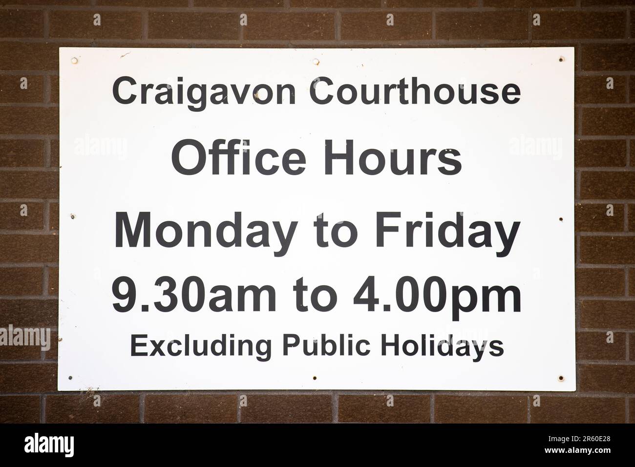 Craigavon Courthouse where Daniel Sebastian Allen pleaded guilty to the ...