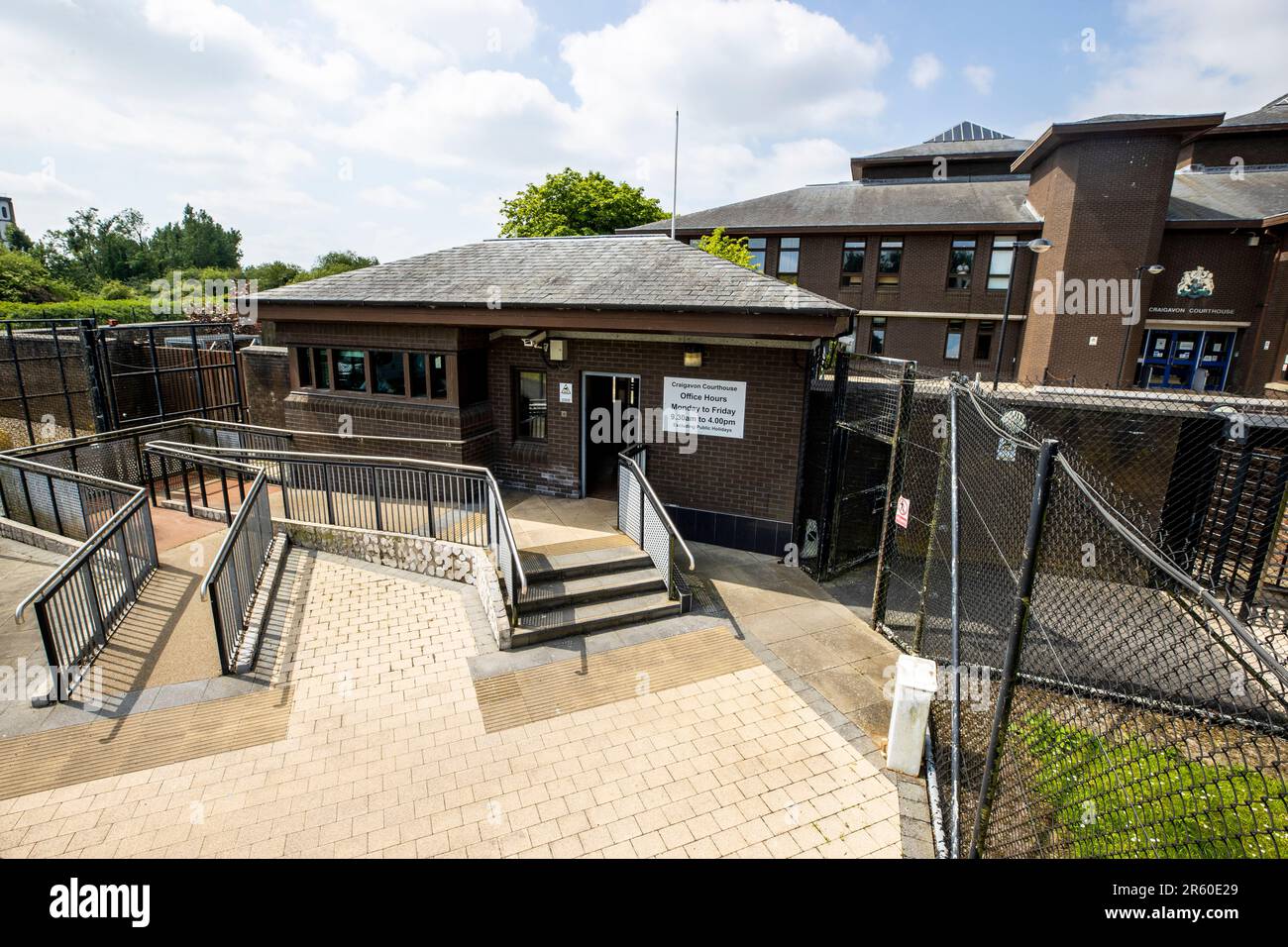 Craigavon Courthouse where Daniel Sebastian Allen pleaded guilty to the ...