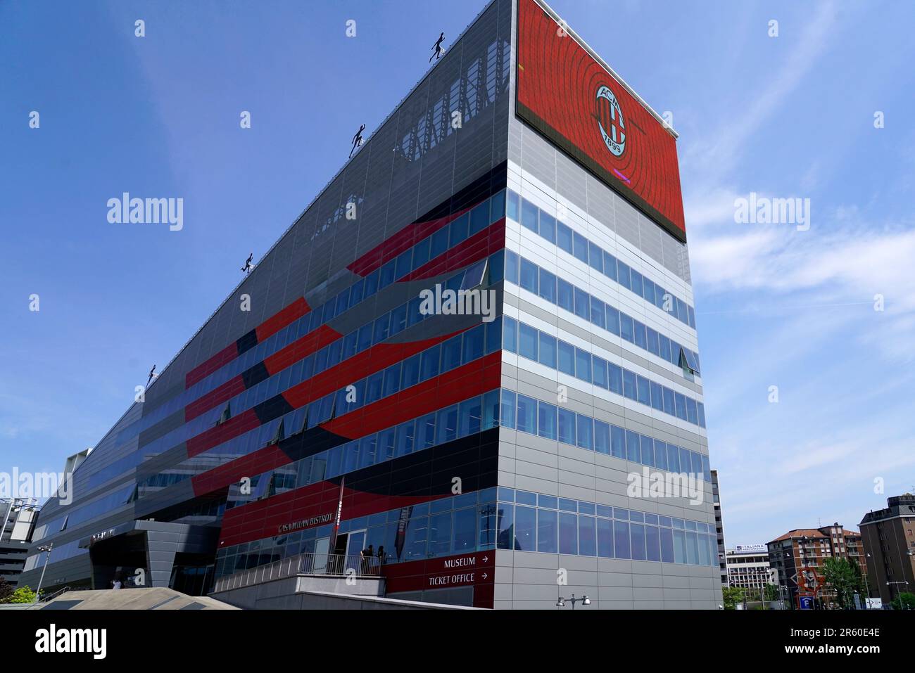 Casa Milan, headquarters of the A.C. football team Milan and one of the ...