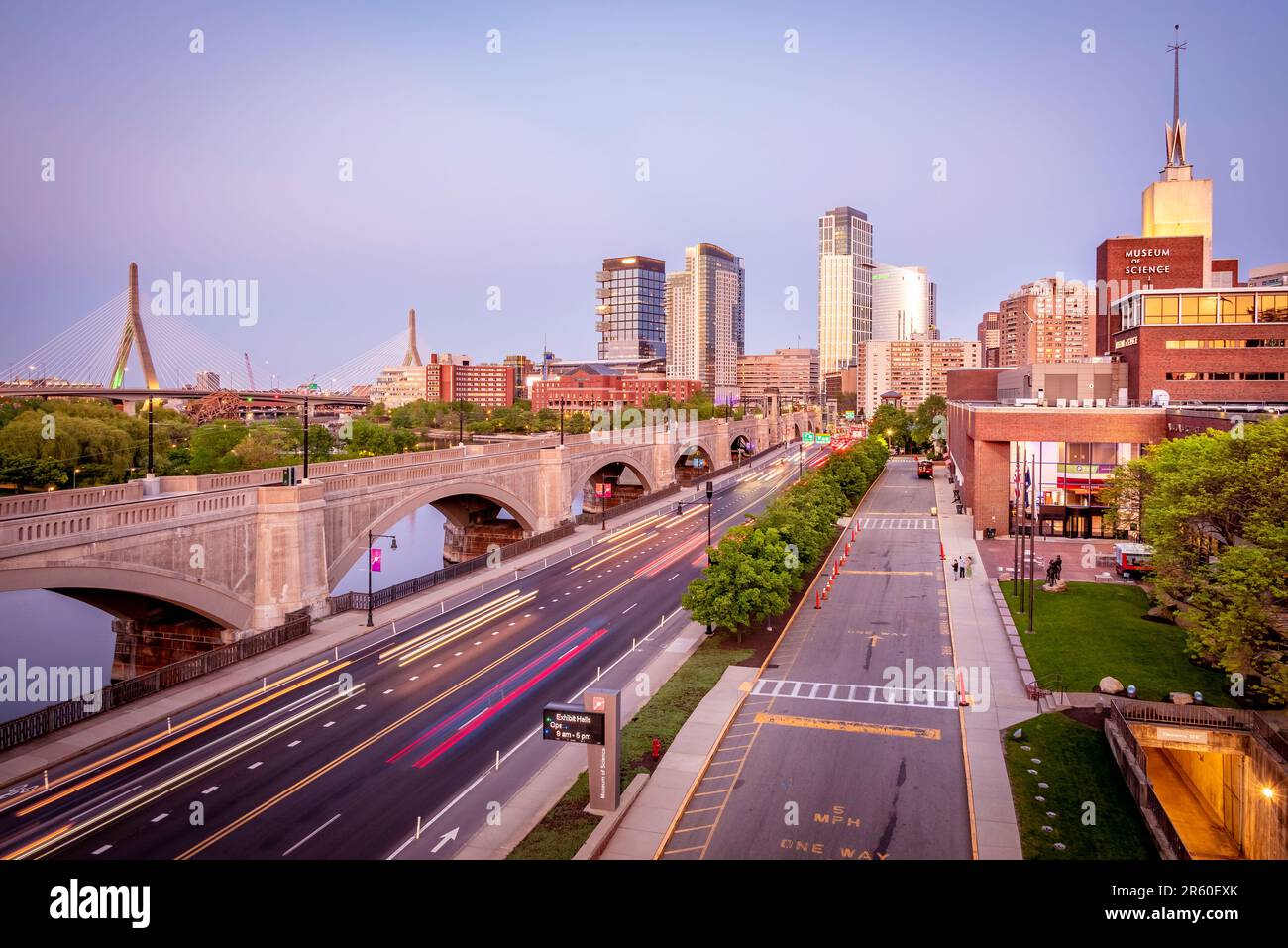 The architecture of Boston in Massachusetts, USA. skyline with the ...