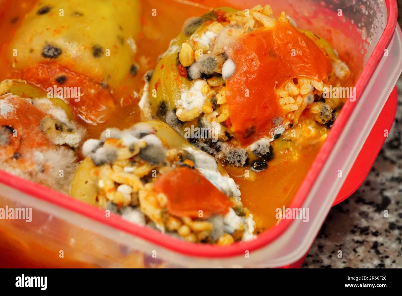 Food detoriation close up view Stock Photo - Alamy