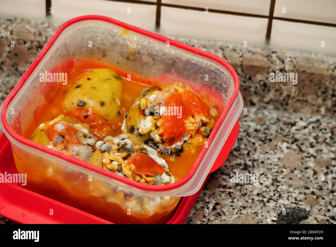 Food detoriation close up view Stock Photo - Alamy