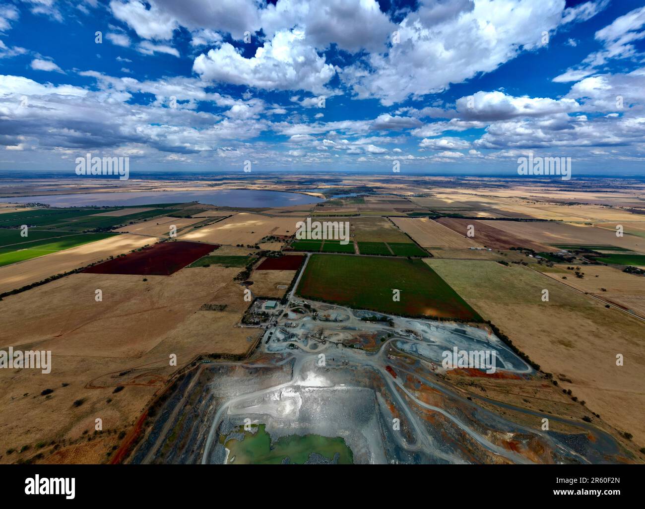 Aerial view sprawling plots hi-res stock photography and images - Alamy