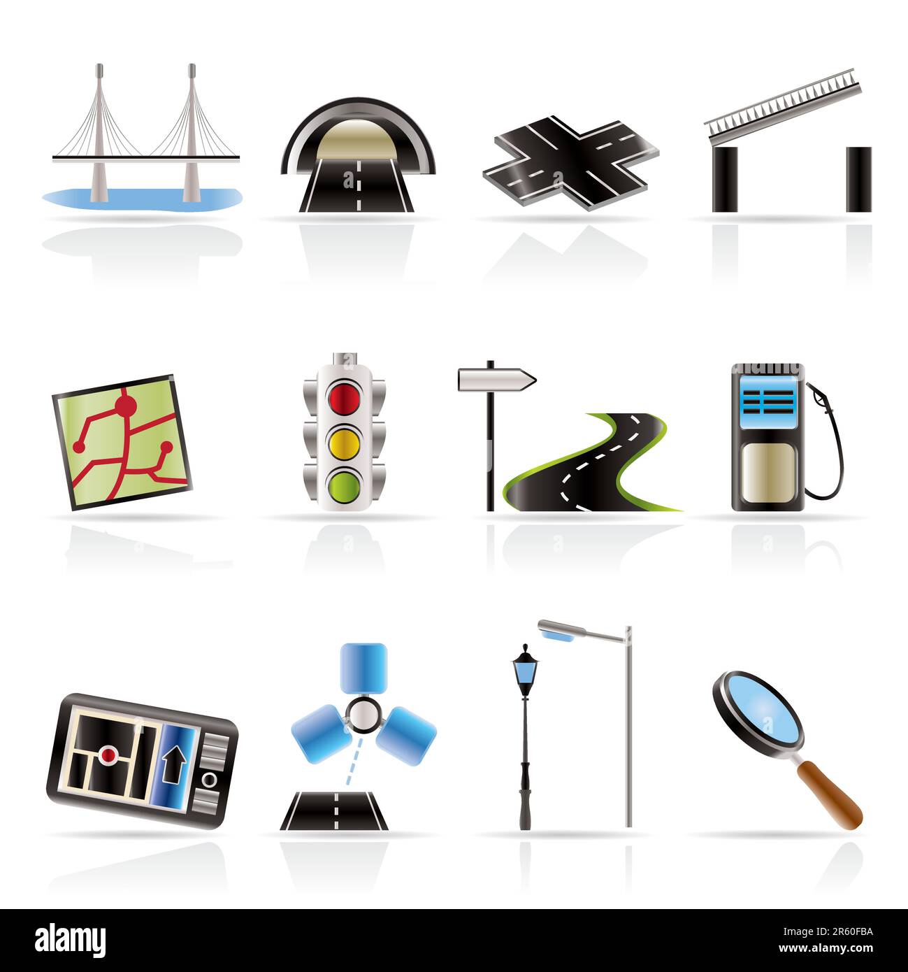 Sea crossing road Cut Out Stock Images & Pictures - Alamy