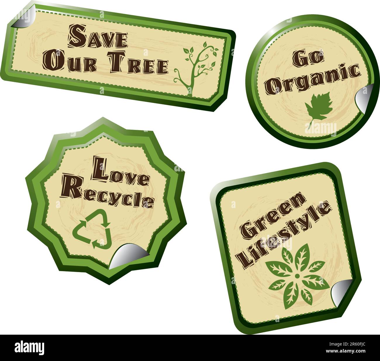 Set of Natural and Organic Labels-vector Stock Vector Image & Art - Alamy