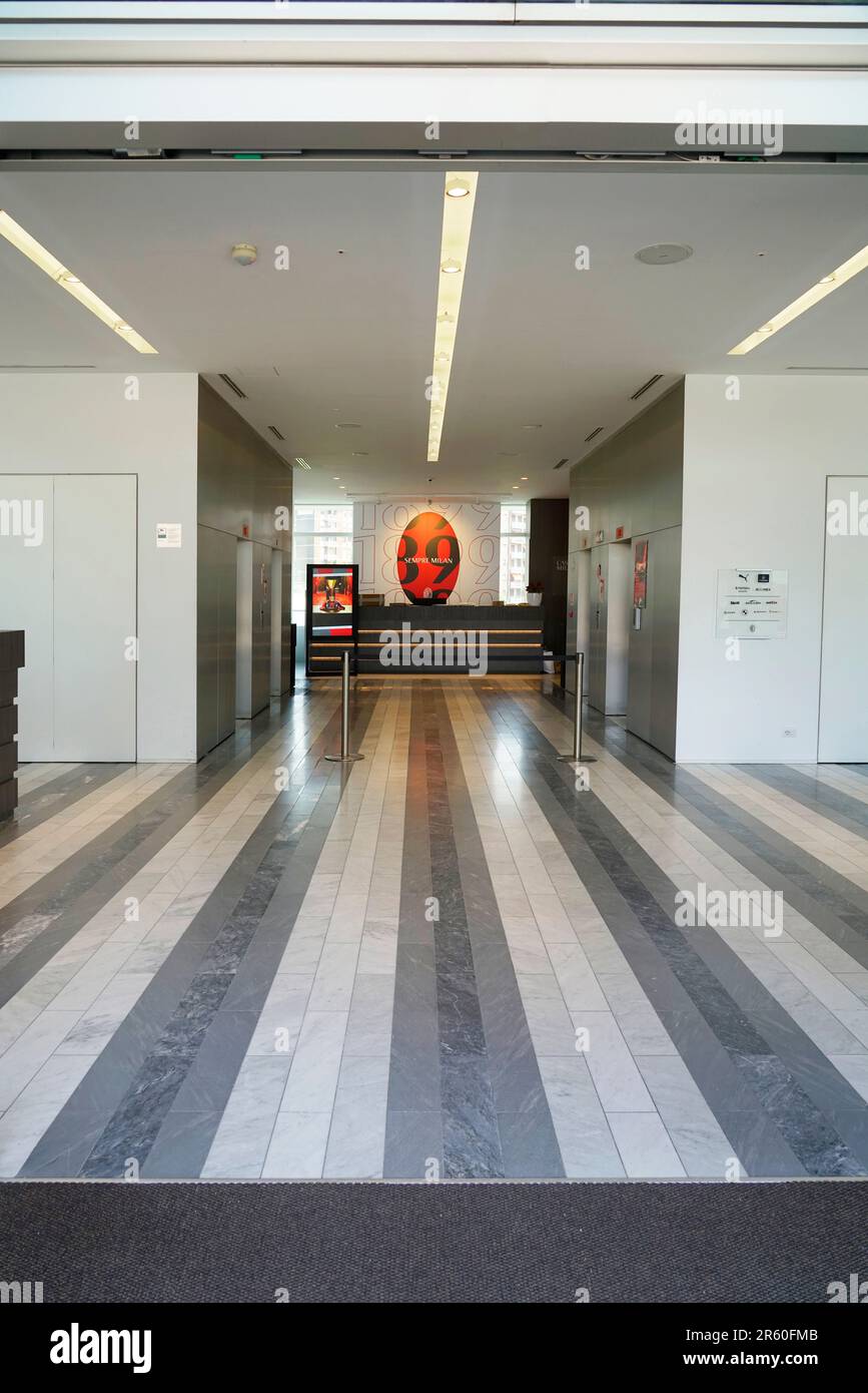 Casa Milan, headquarters of the A.C. football team Milan and one of the ...