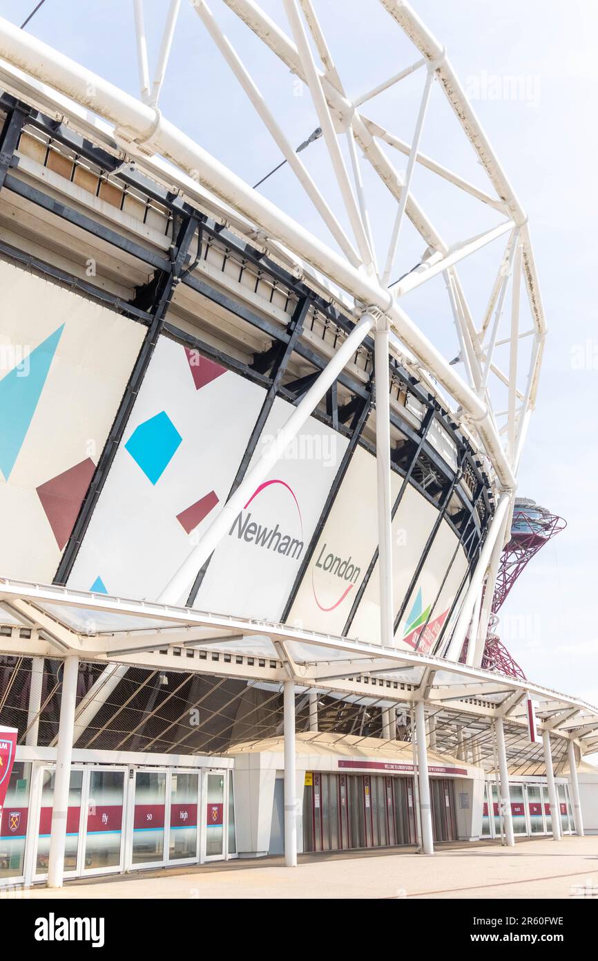London, United Kingdom, May 28th 20203:- A view of the London Stadium, former London 2012 ...