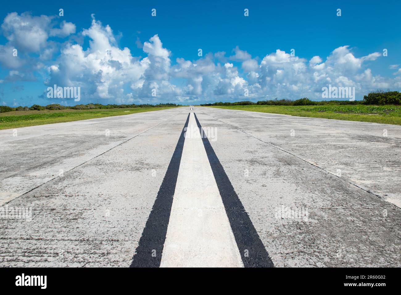 Airport runway. Travel aviation concept Stock Photo - Alamy