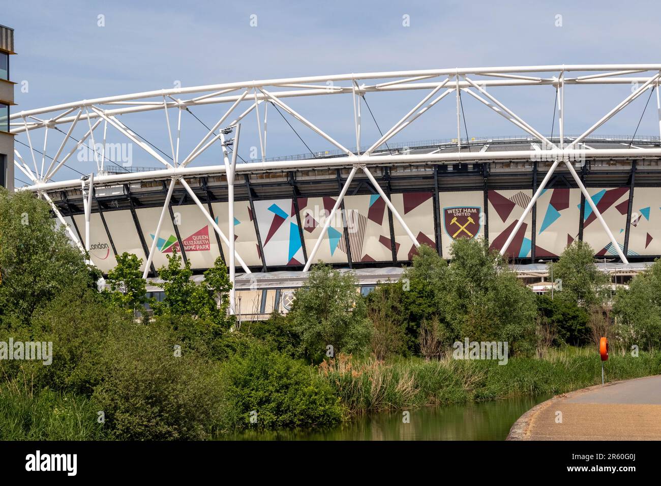 London, United Kingdom, May 28th 20203:- A view of the London Stadium, former London 2012 ...