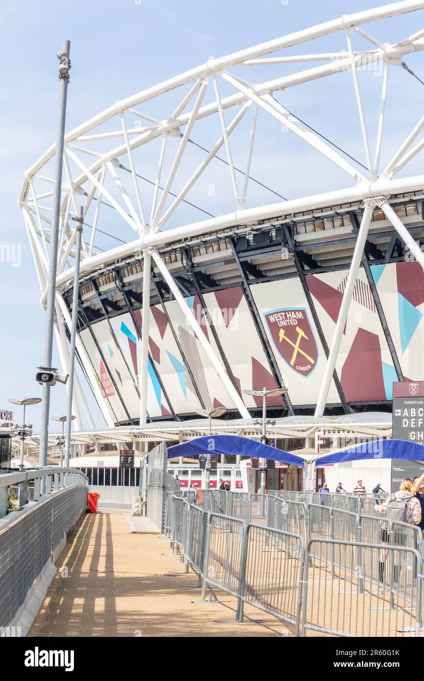 London, United Kingdom, May 28th 20203:- A view of the London Stadium, former London 2012 ...