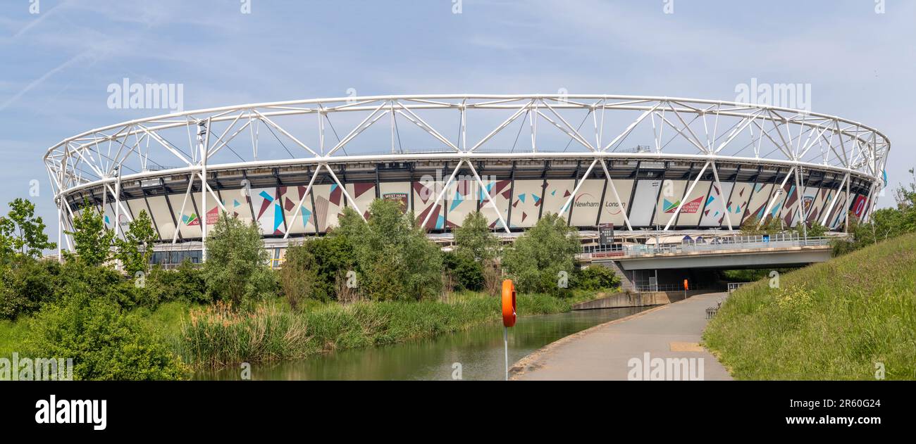 London, United Kingdom, May 28th 20203:- A view of the London Stadium, former London 2012 ...