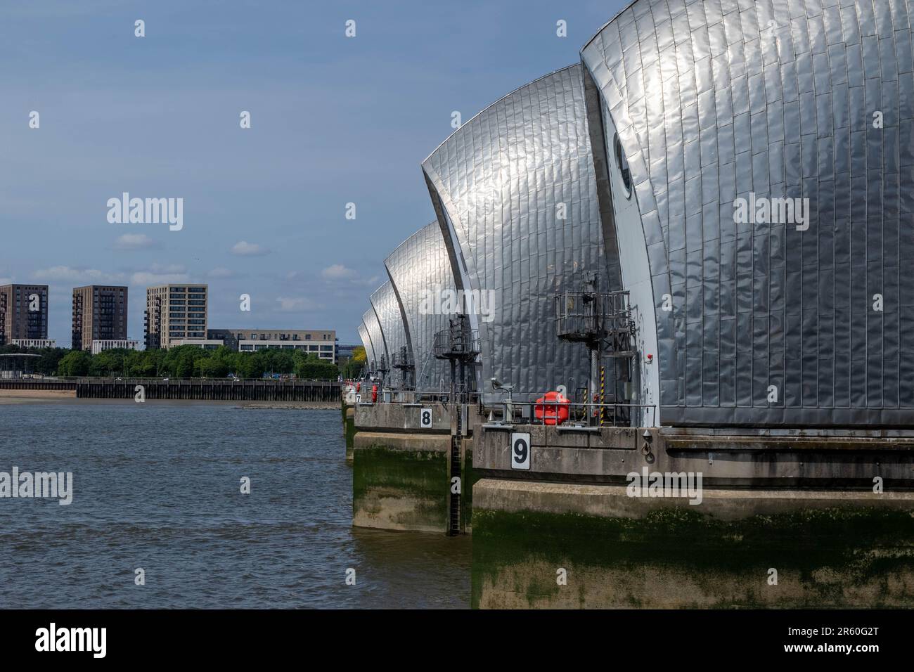London, United Kingdom, May 28th 20203:- A view of the Thames Flood ...