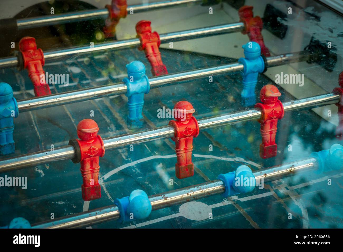 Soccer field cartoon background hi-res stock photography and images - Alamy