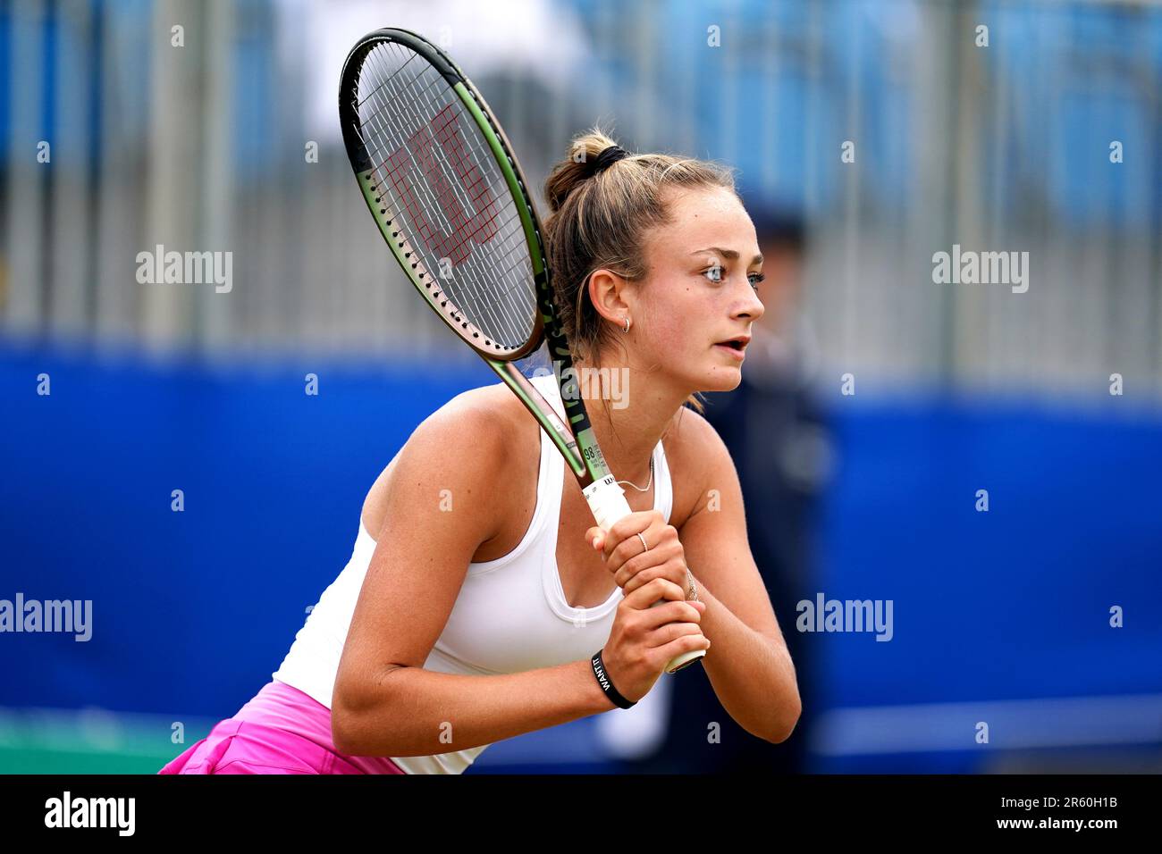 Great Britain's Isabelle Lacy in action during the Women's Singles 1st ...
