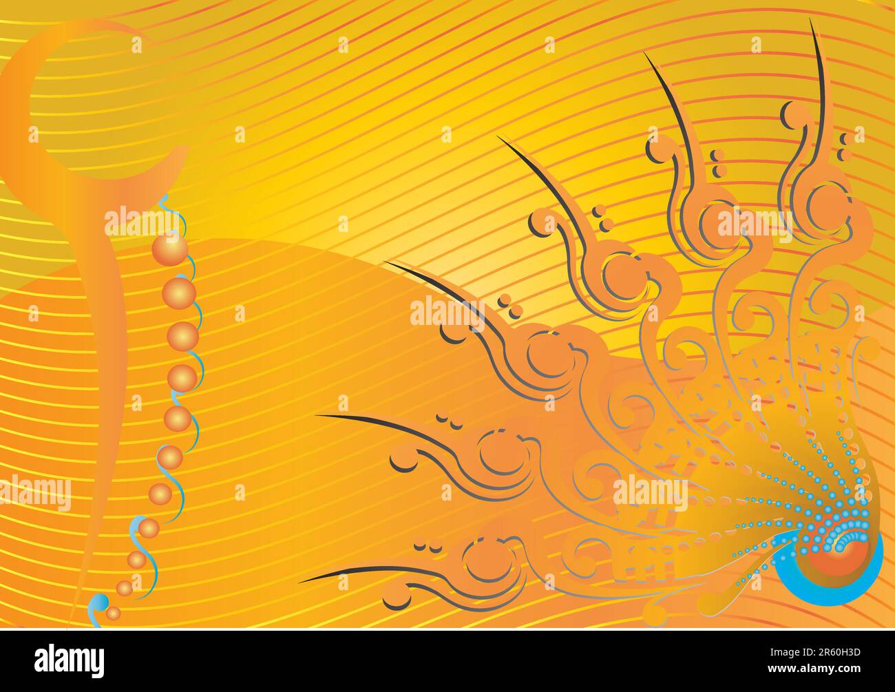 Vector illustration - corner design and 3 dividers based on a scroll ...