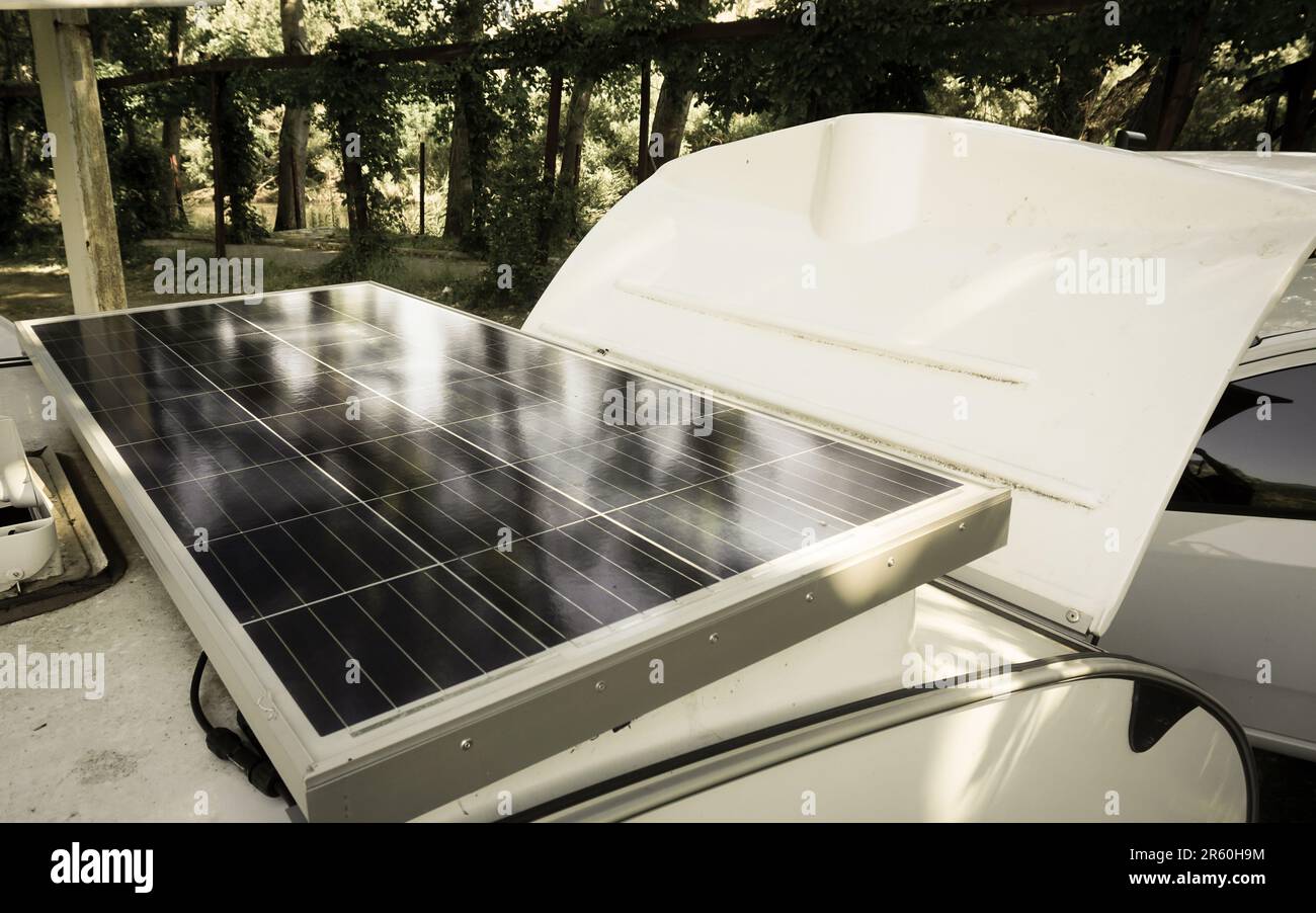 Caravan electricity hi-res stock photography and images - Alamy