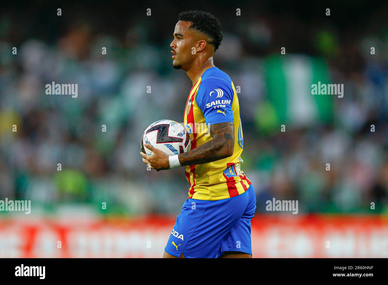 Sevilla, Spain. 04th June, 2023. Justin Kluivert of Valencia during the ...