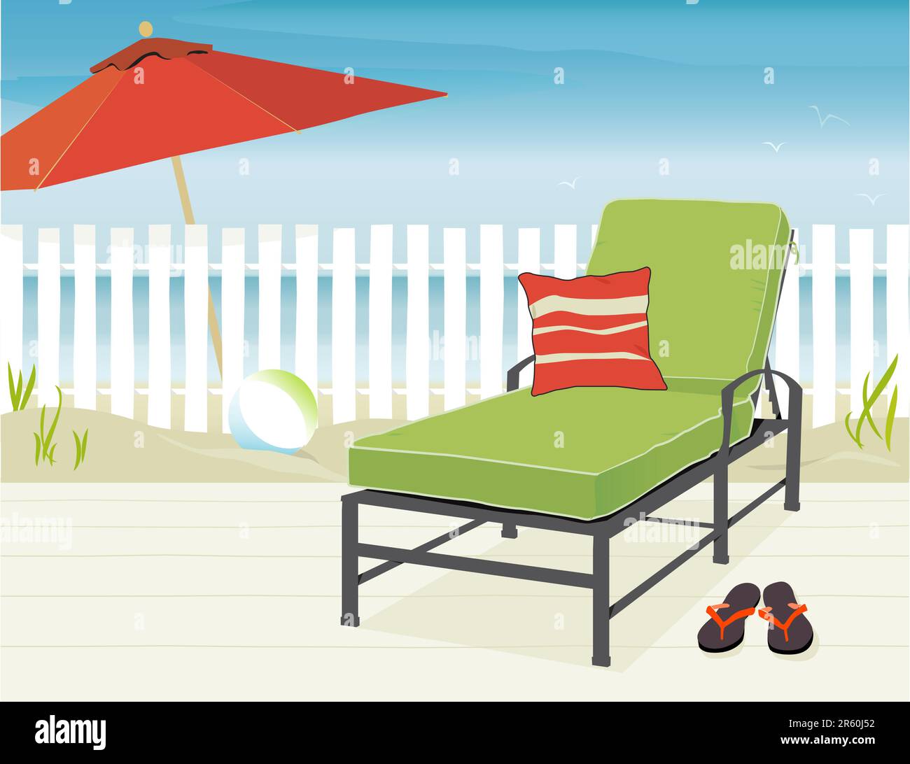 Beach grass fence Stock Vector Images - Alamy